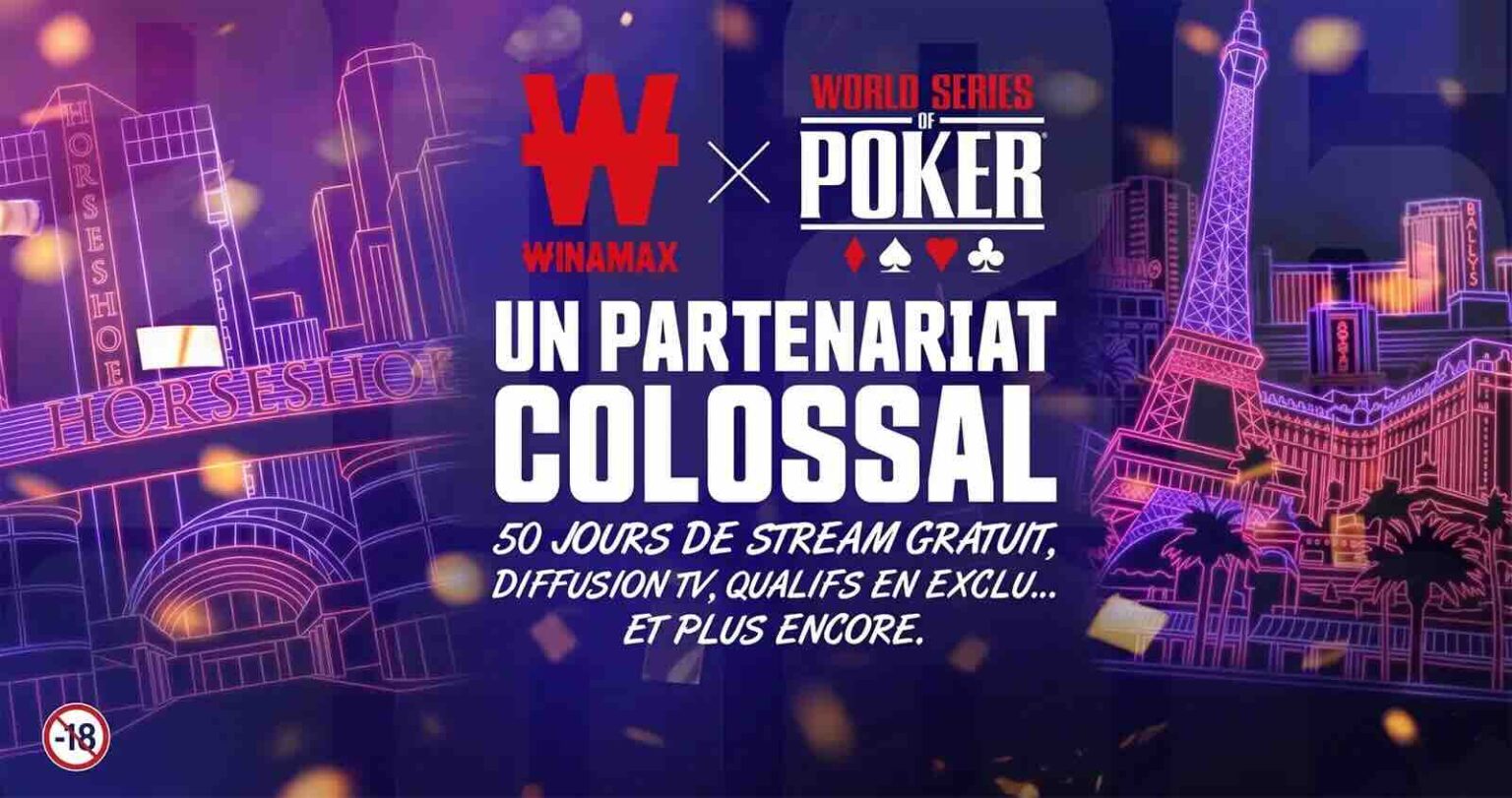 Winamax : les WSOP accessibles gratuitement et en quasi-direct