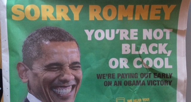 Gambling Ad: ‘Sorry Romney, You’re Not Black Or Cool. We’re Paying Out ...