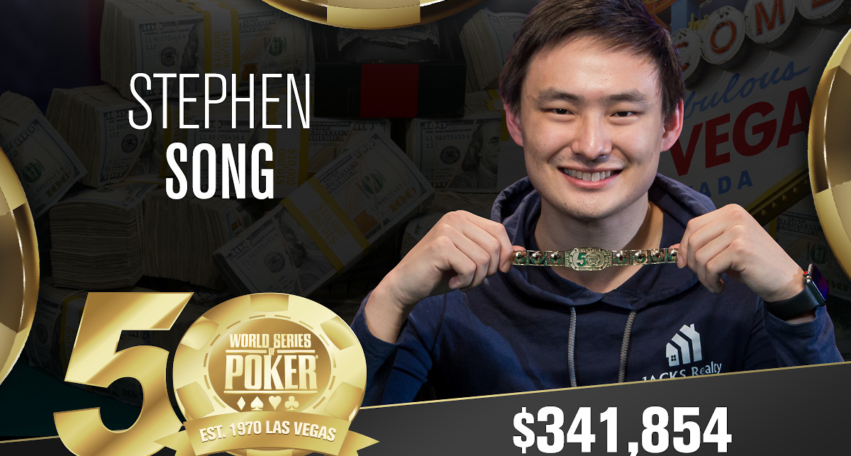 Stephen Song Wins $1,000 No-Limit Hold’em Bracelet - Poker News
