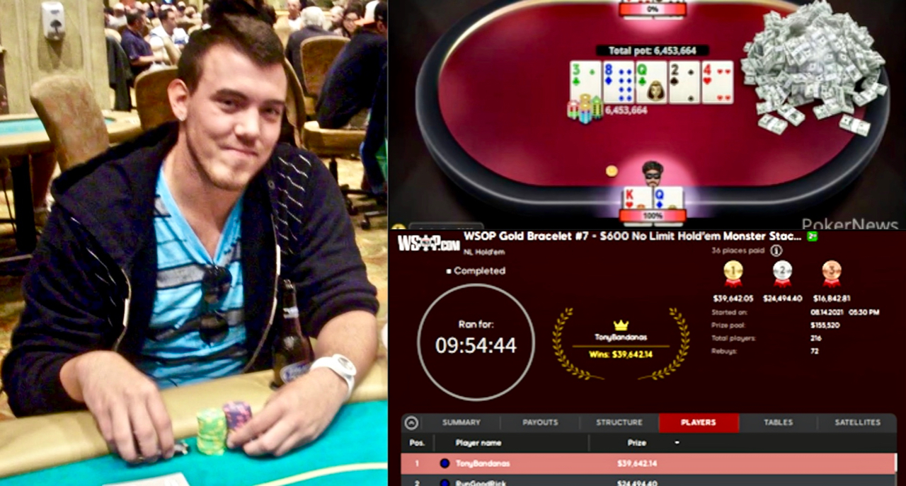 Michael ‘TonyBandanas’ Lavin Wins 2021 World Series of Poker Online ...