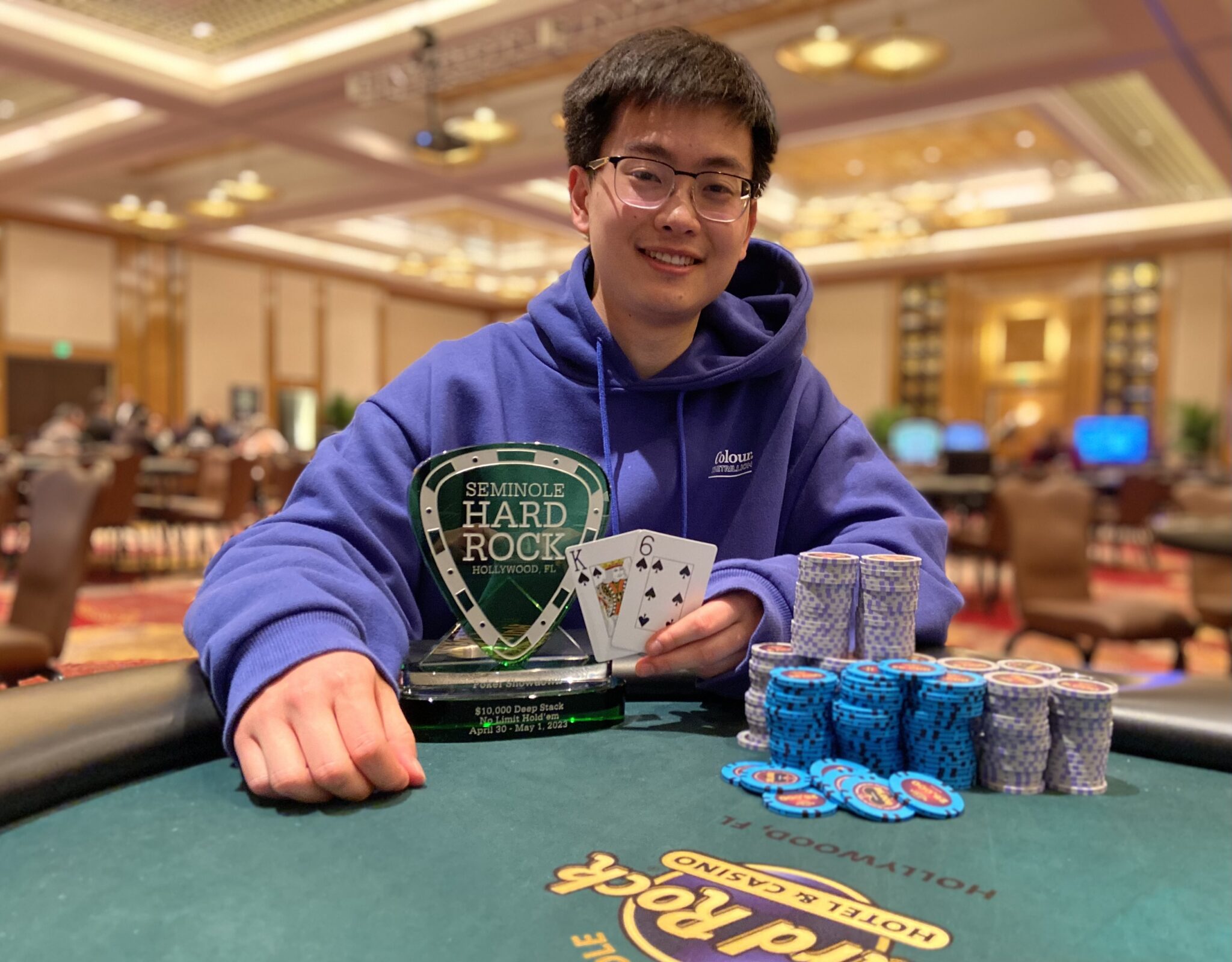 Brian Luo Wins Seminole Hard Rock Poker Showdown $10,000 Deep Stack ...