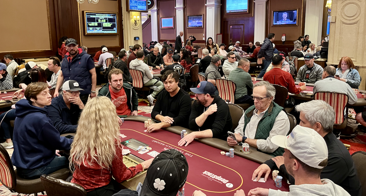 Card Player Poker Tour Venetian Main Event Draws 457 Entries - Poker News