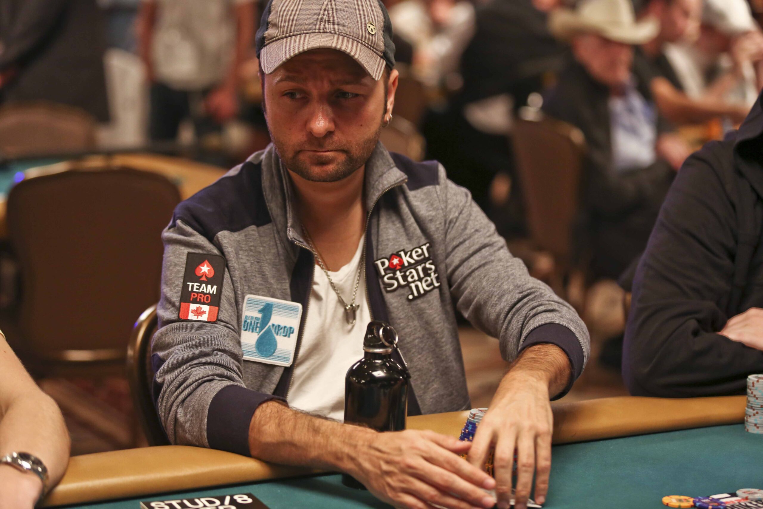 Daniel Negreanu enjoys a massage on Day 1a of the WPT Tunica World ...