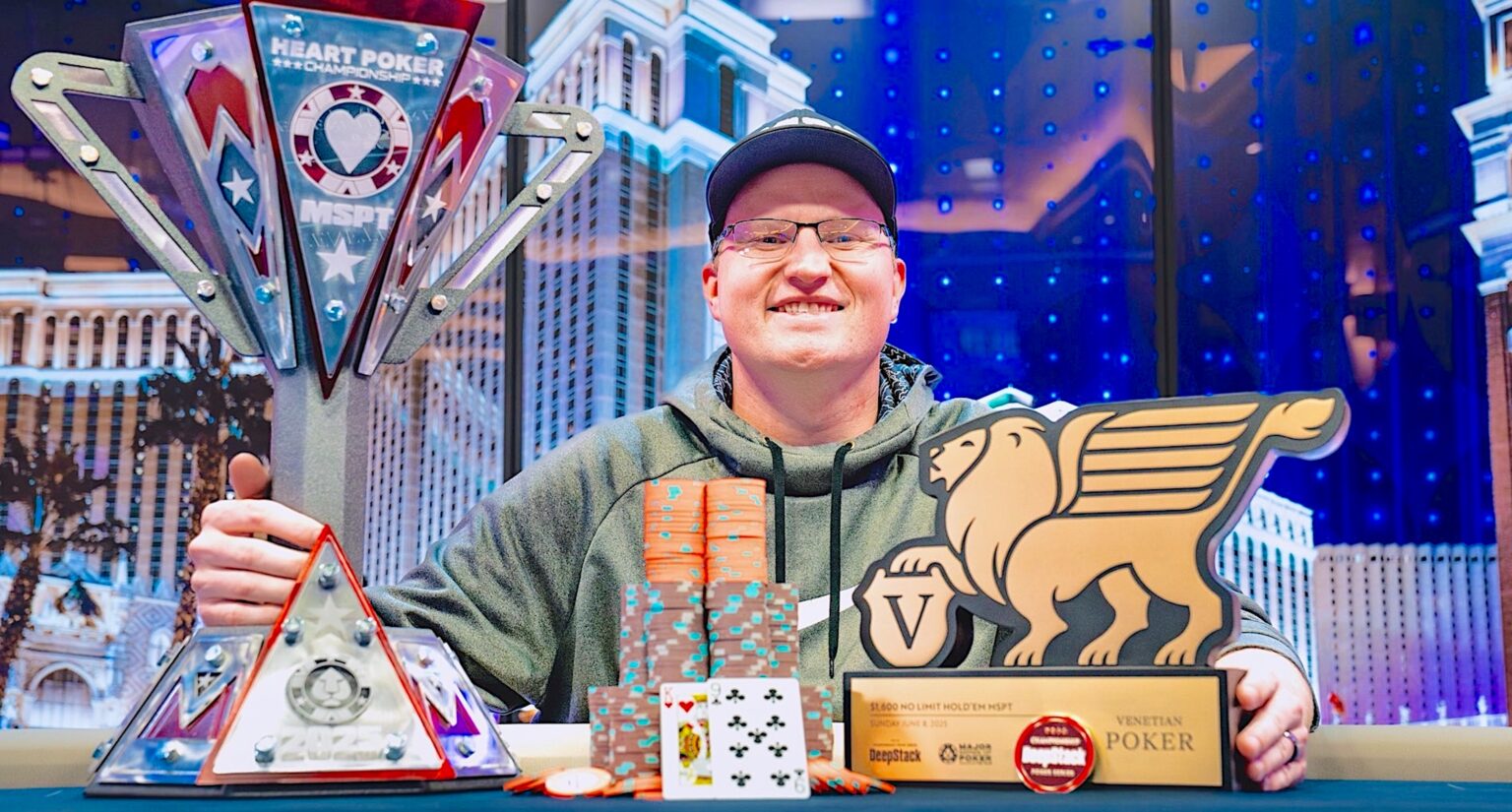 Josh Reichard Wins Inaugural MSPT Heart Poker Championship At Venetian