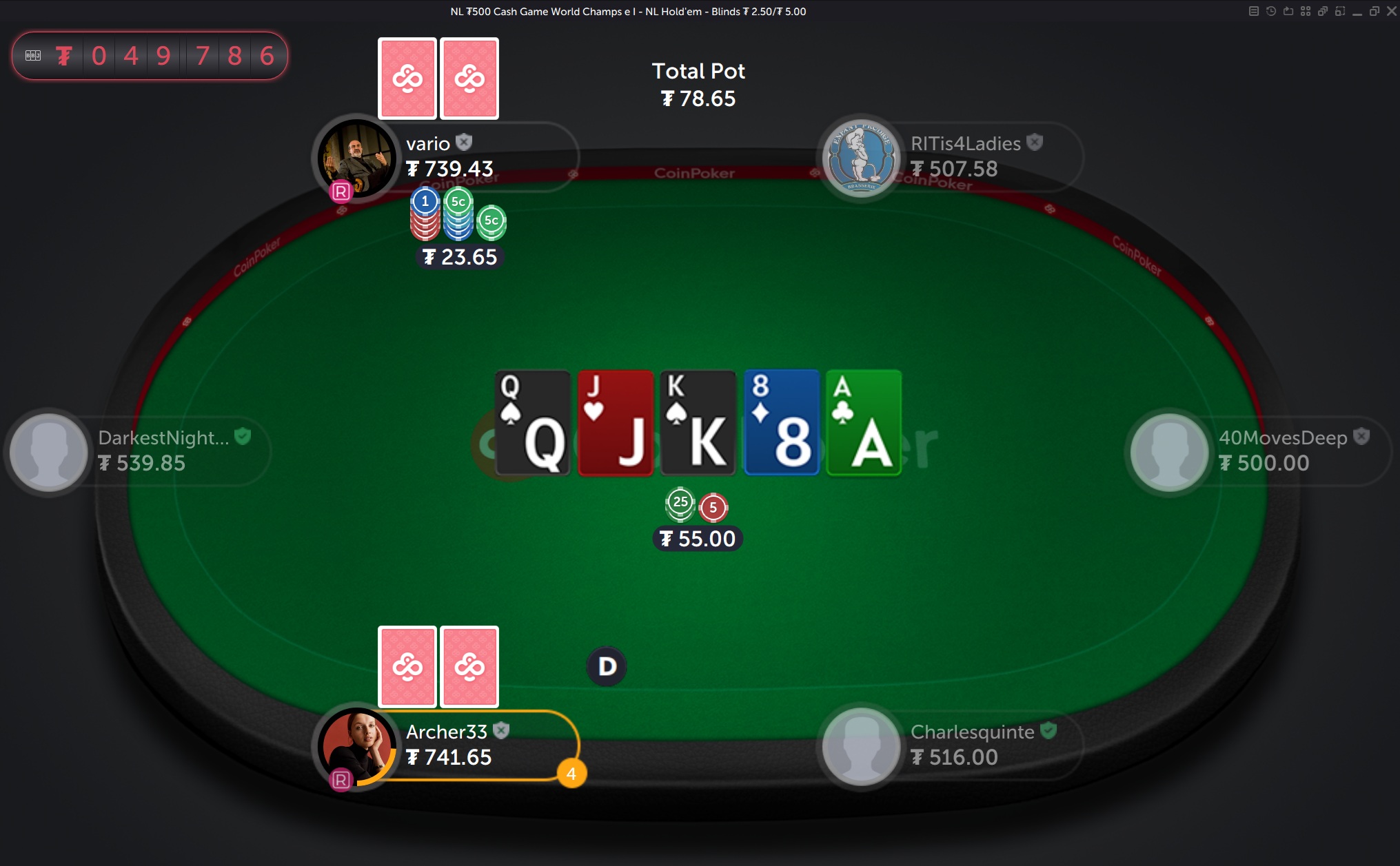 Mid Stakes Poker Cash Game World Championship Underway On CoinPoker