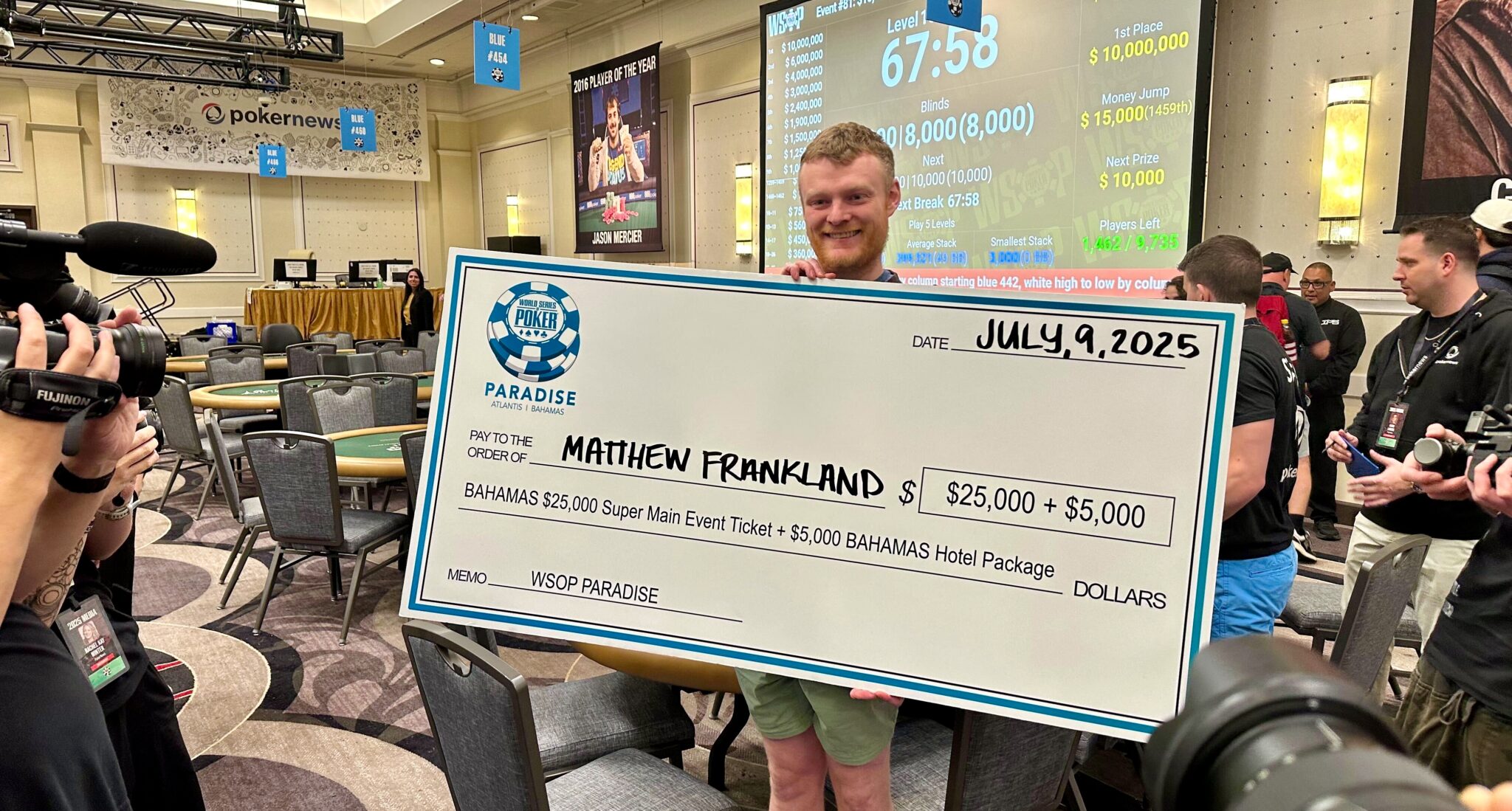 They’re In The Money In The 2025 World Series of Poker Main Event