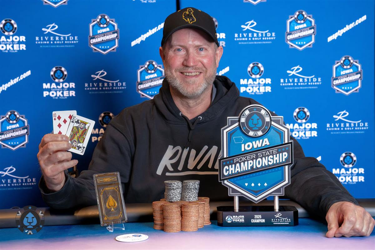 Mike Estes Takes Down MSPT Iowa Poker State Championship