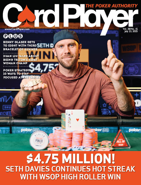 Seth Davies Enjoying Absurd $12 Million Start To 2025 - Card Player ...