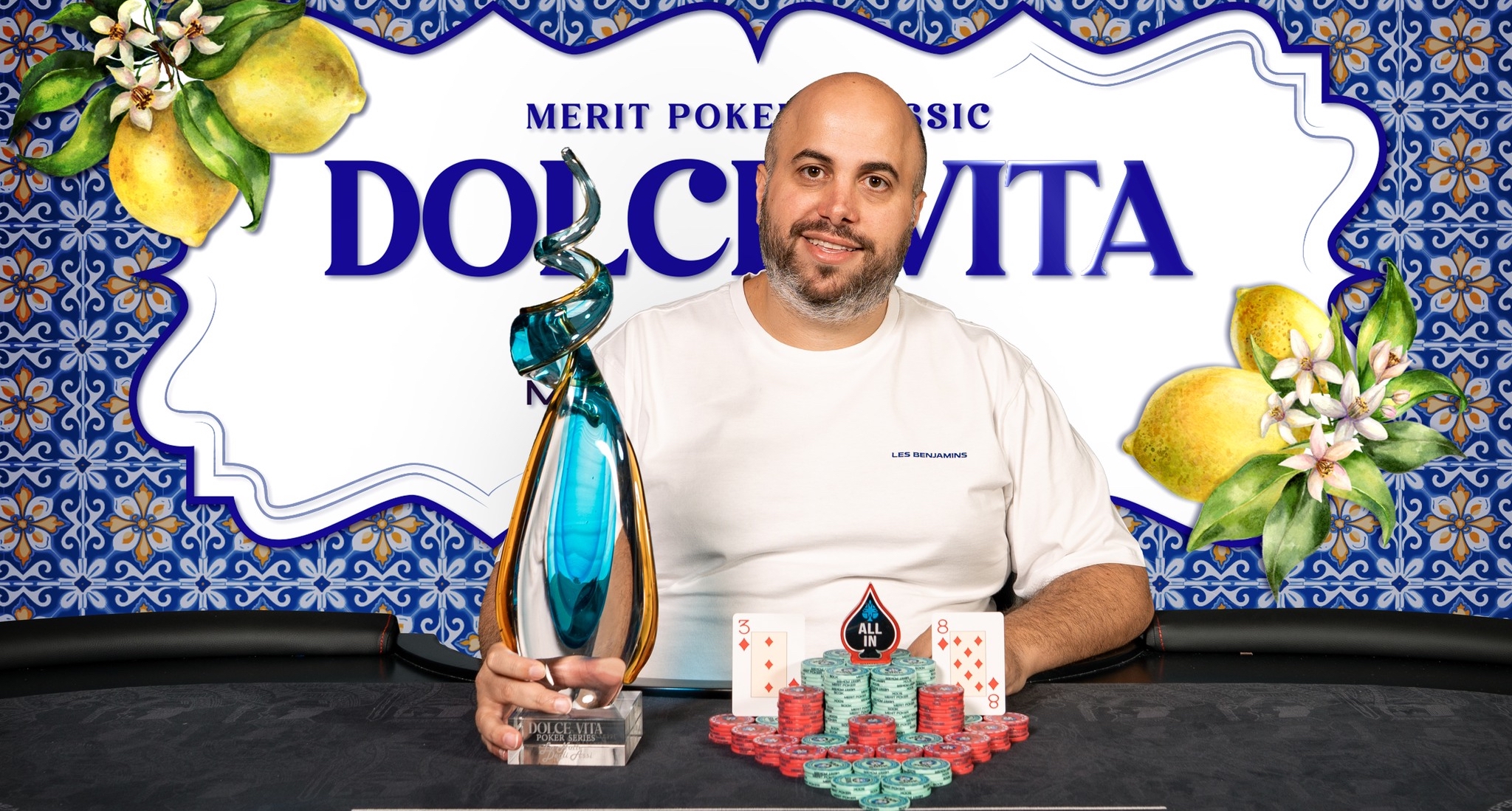 Nicolas Chouity Wins Merit Poker Dolce Vita Championship