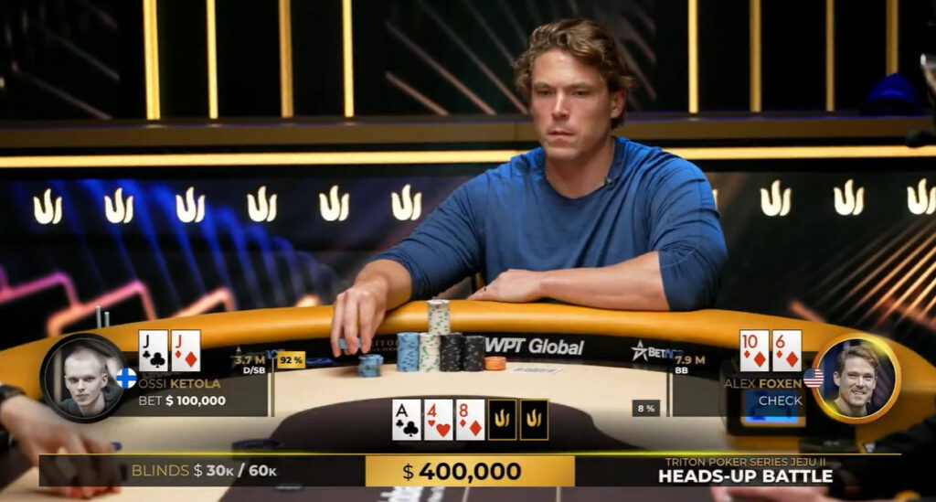 Alex Foxen Loses $11 Million Pot, Largest In TV Poker History