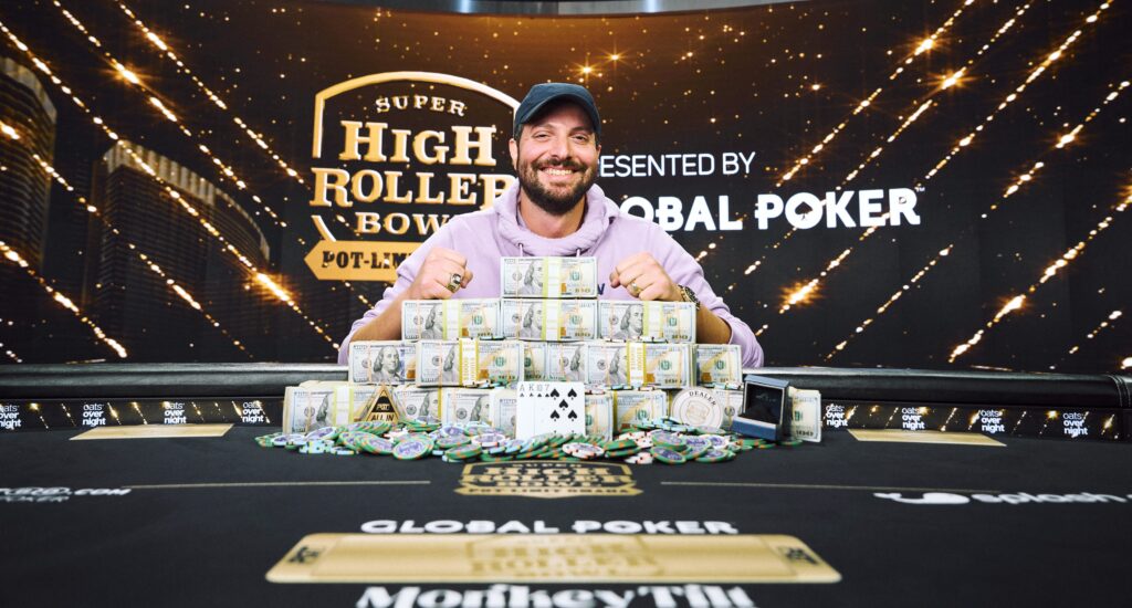 John Riordan Wins Super High Roller Bowl Pot-Limit Omaha For $1.25 Million
