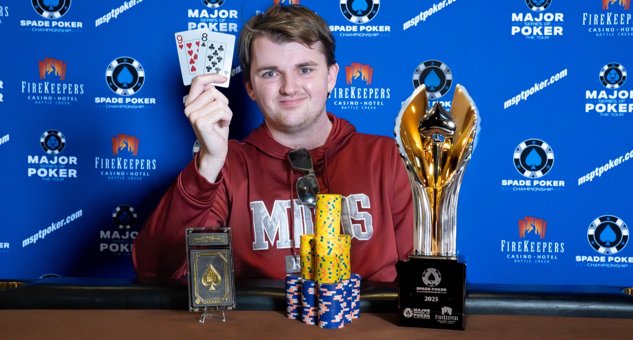 Merritt Kuhn Tops 2,773 Entries In MSPT Spade Poker Championship