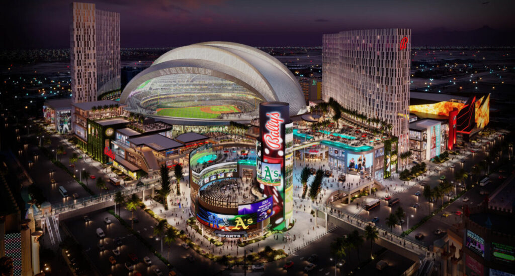 Bally's Releases Renderings Of New Las Vegas Baseball Stadium
