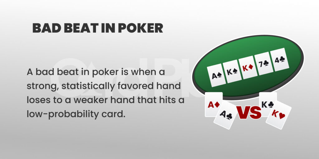 Bad Beat in Poker Explained: Definition & Examples