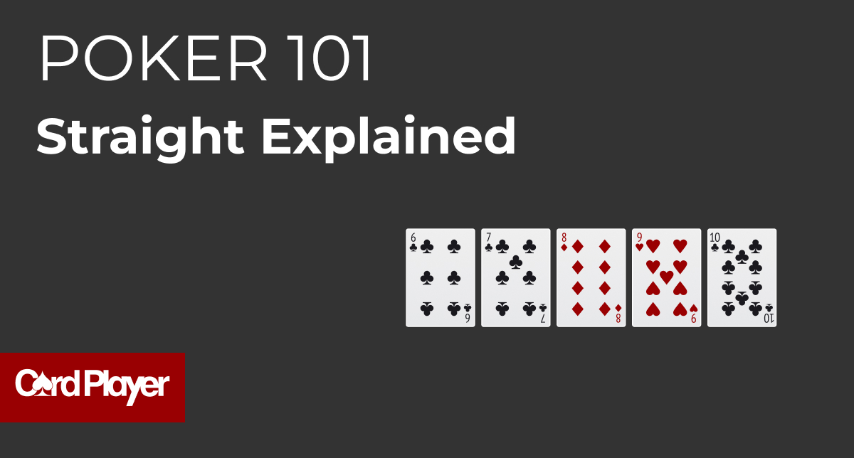 Straight in Poker Explained: Definition, Rankings & Examples