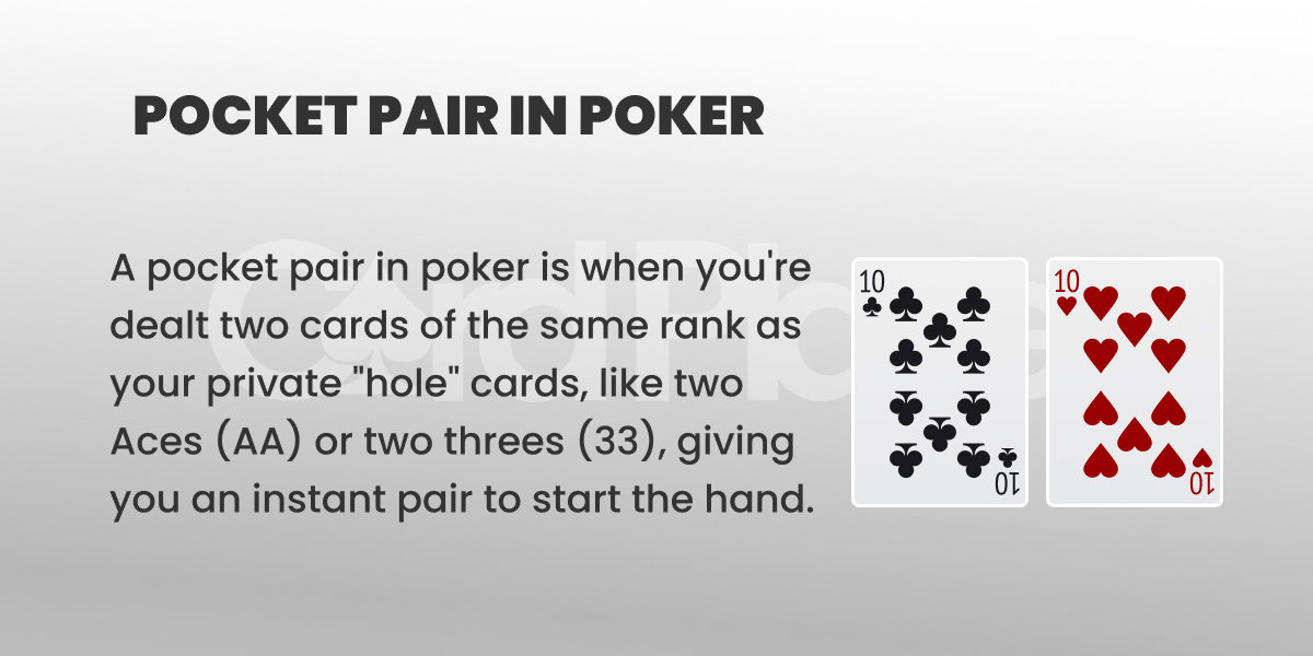 Pocket Pair in Poker Explained: Definition, Strategy & Odds