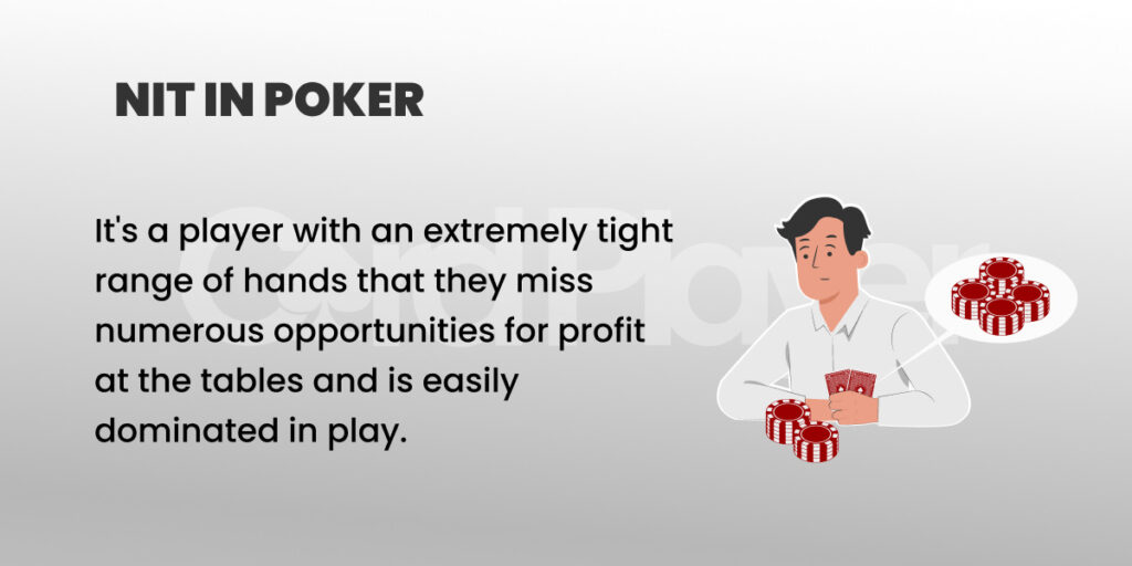 Nit in Poker Explained: Complete Definition & Player Characteristics