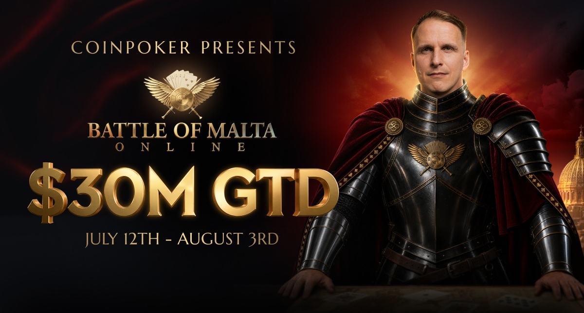 CoinPoker Releases Battle Of Malta Online Schedule - Poker News